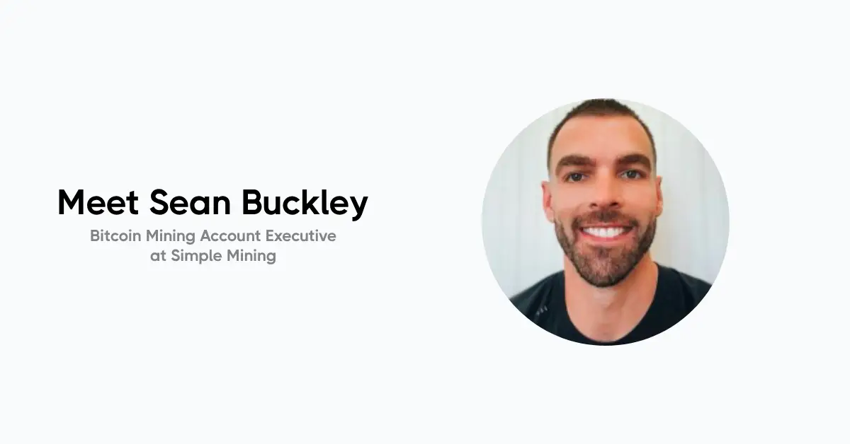 Schedule a Call - Sean | Simple Mining